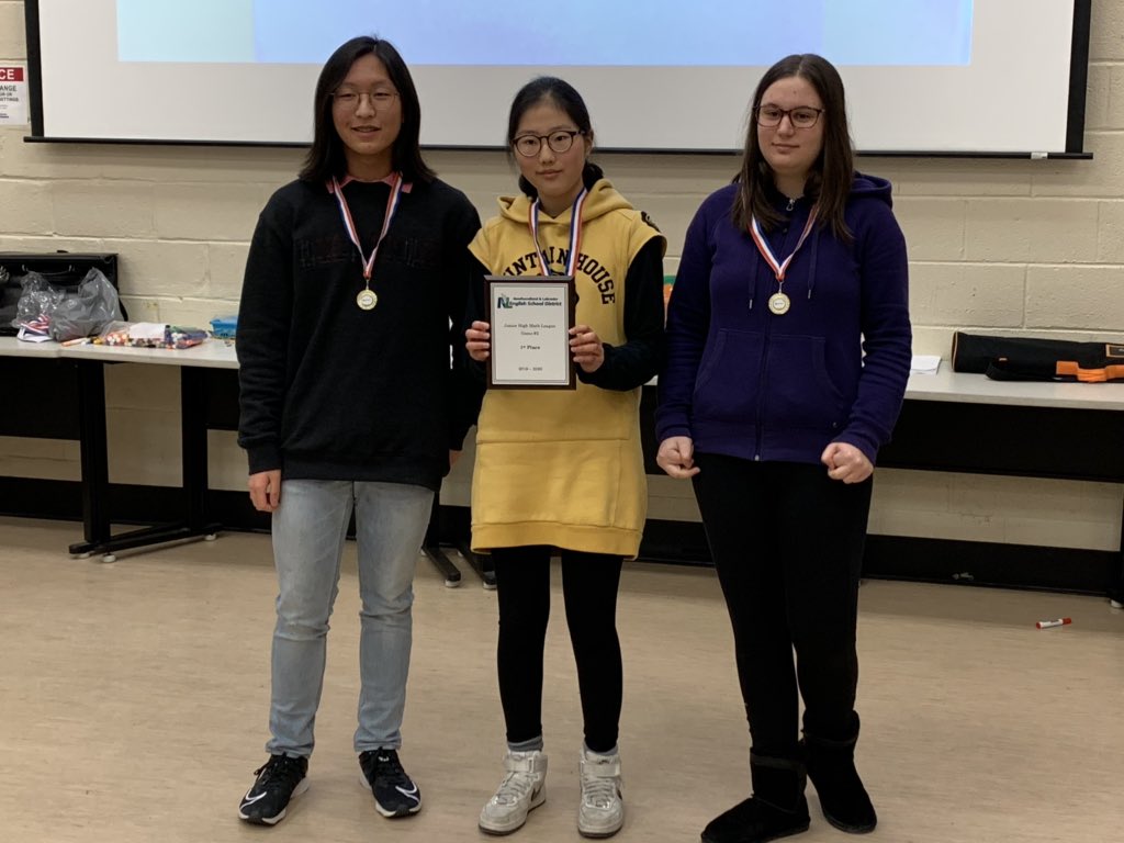 Junior High Math League – Macdonald Drive Junior High